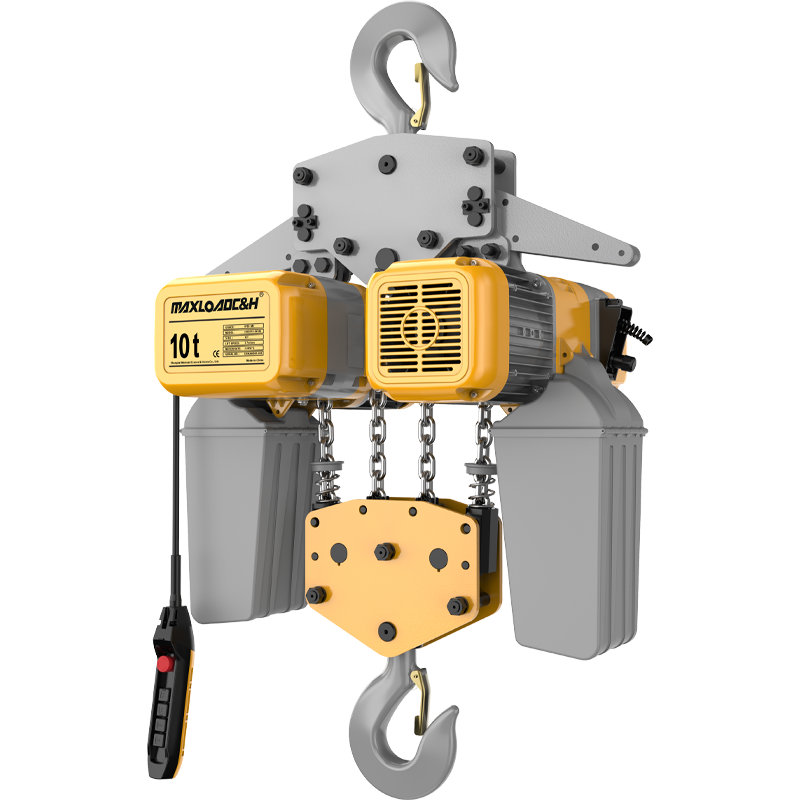 10 Ton Daul Speed Hook Fixed Chain Hoist-HHER large capacity hoist(7.5 ...